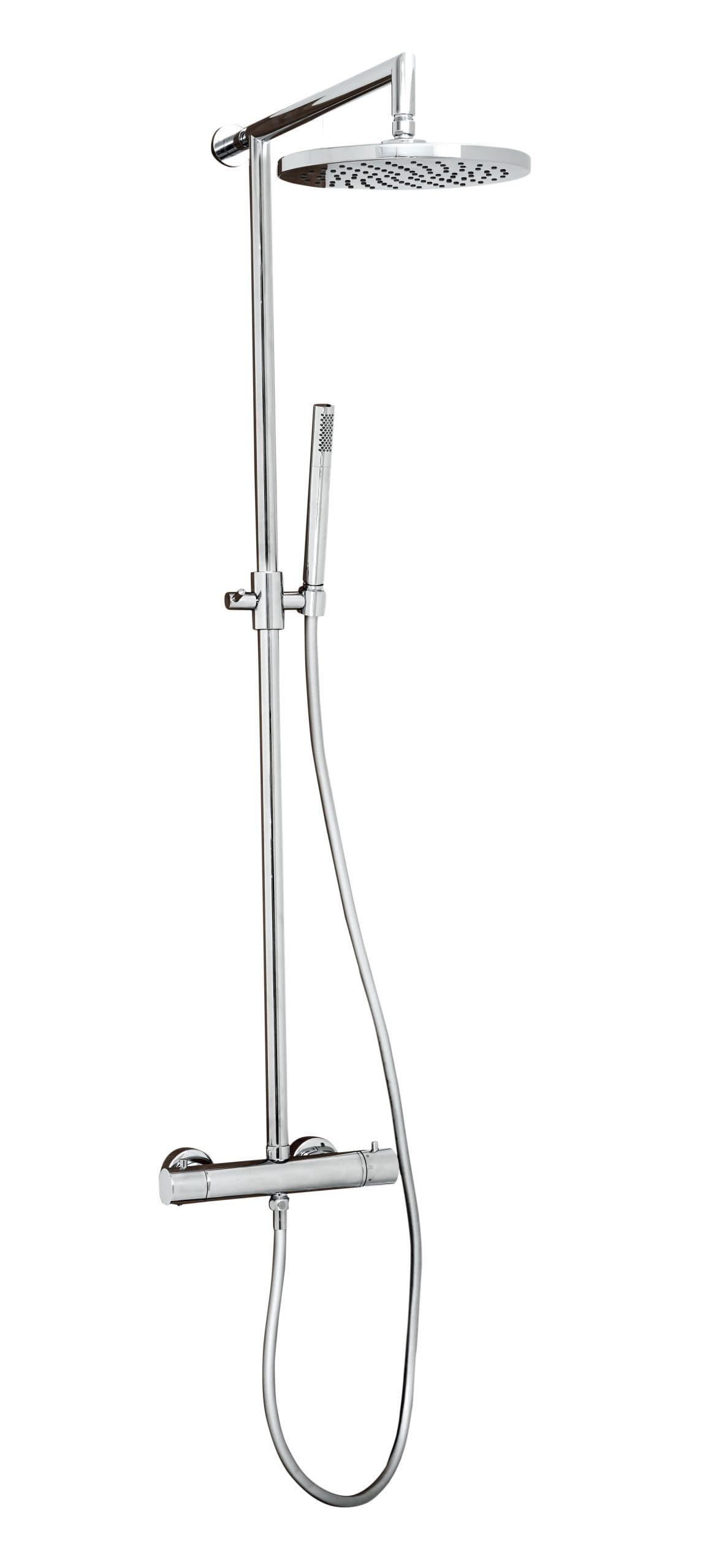 Sleek Shower Column - Chrome - Frontline Bathrooms