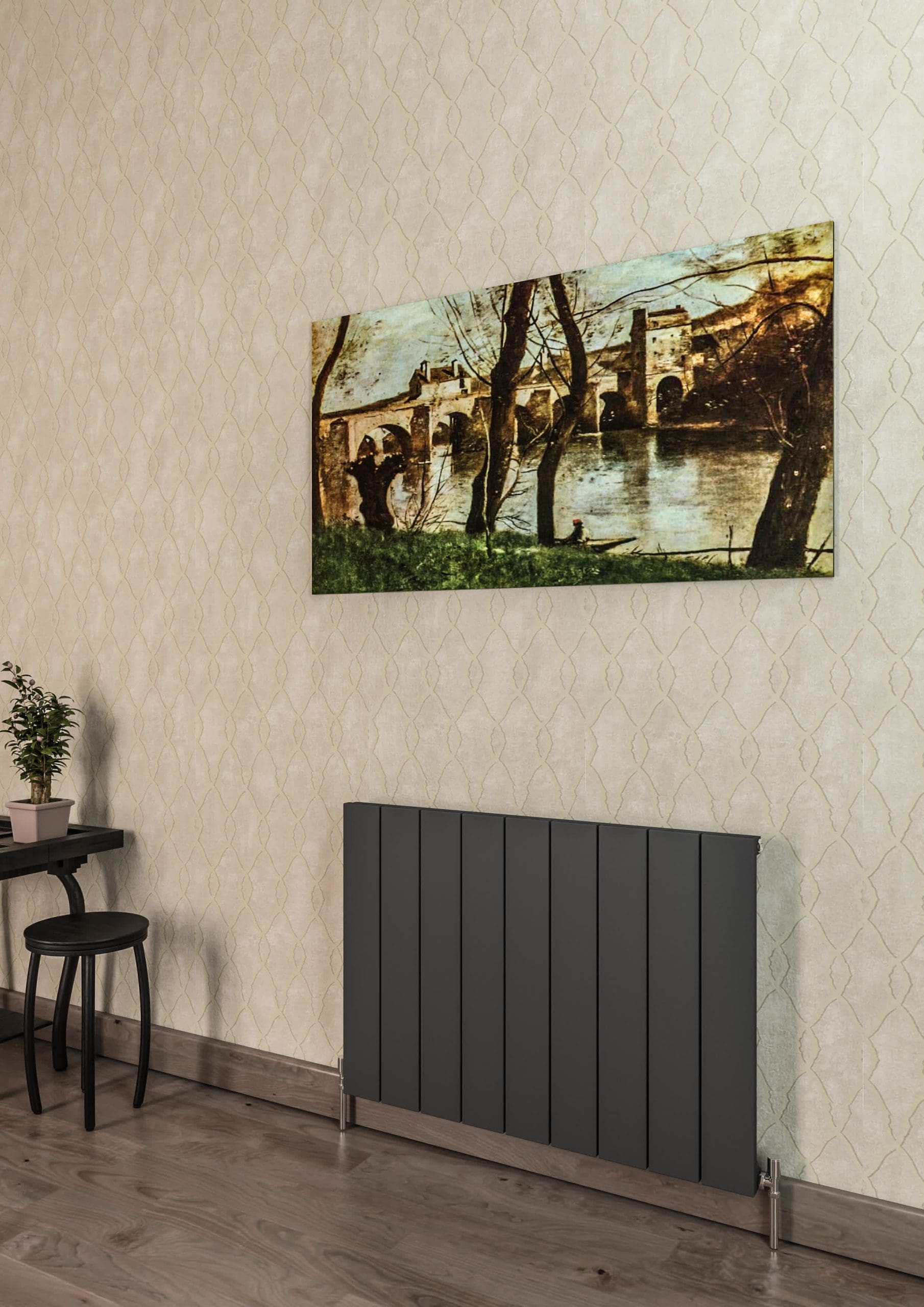 Vetta Aluminium Radiator - W660 H600 - Anthracite