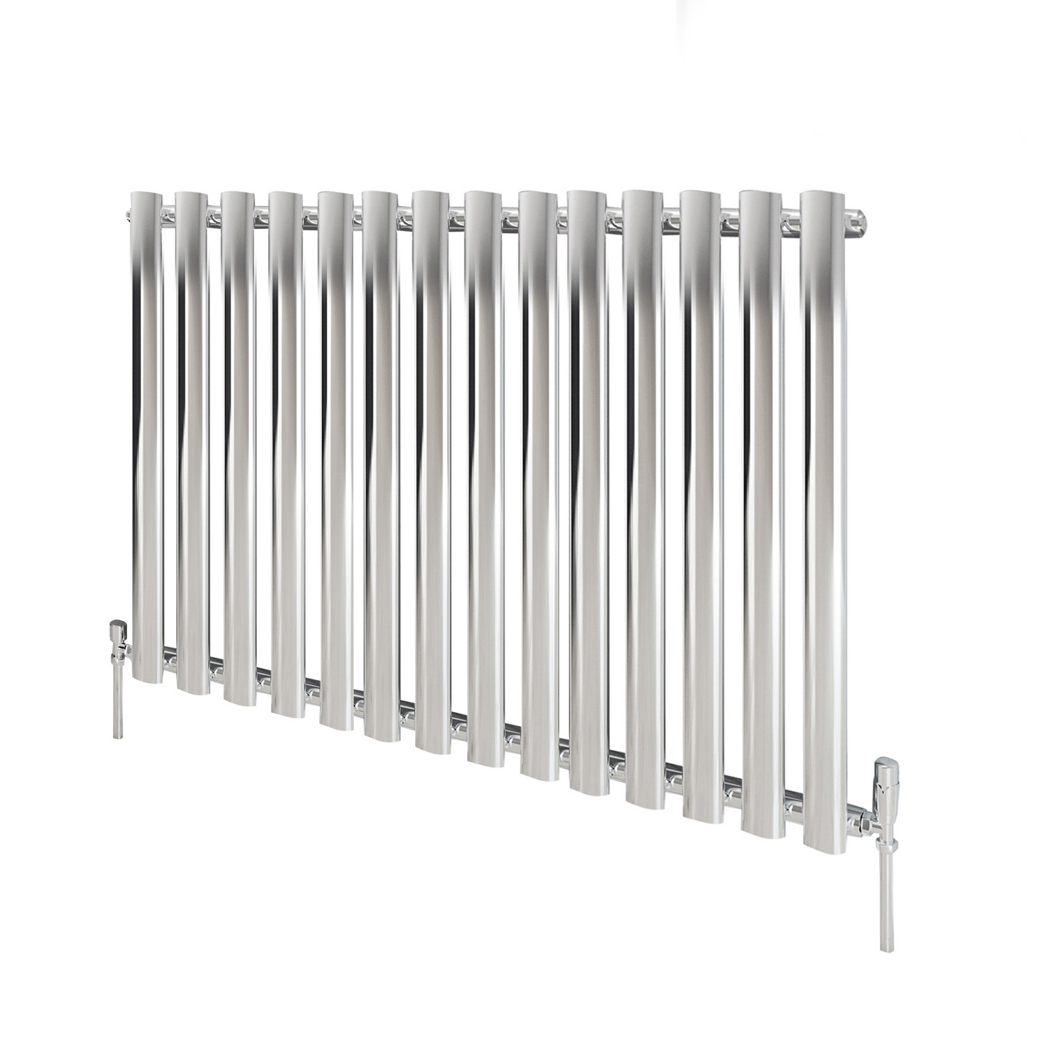 Moda Steel Radiator W825 H600 - Chrome - Frontline Bathrooms