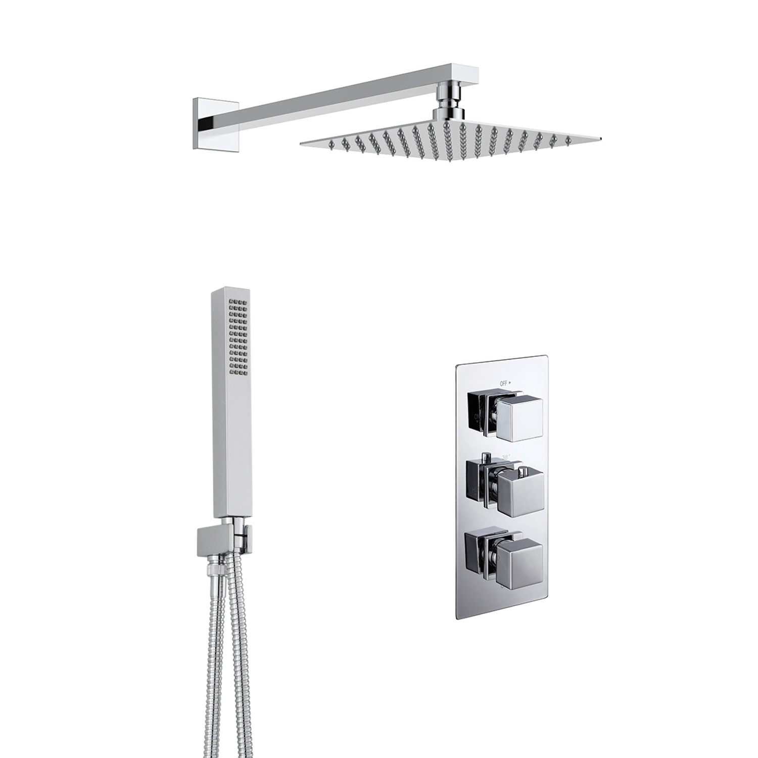 Stream Shower Pack 1 - Chrome - Frontline Bathrooms