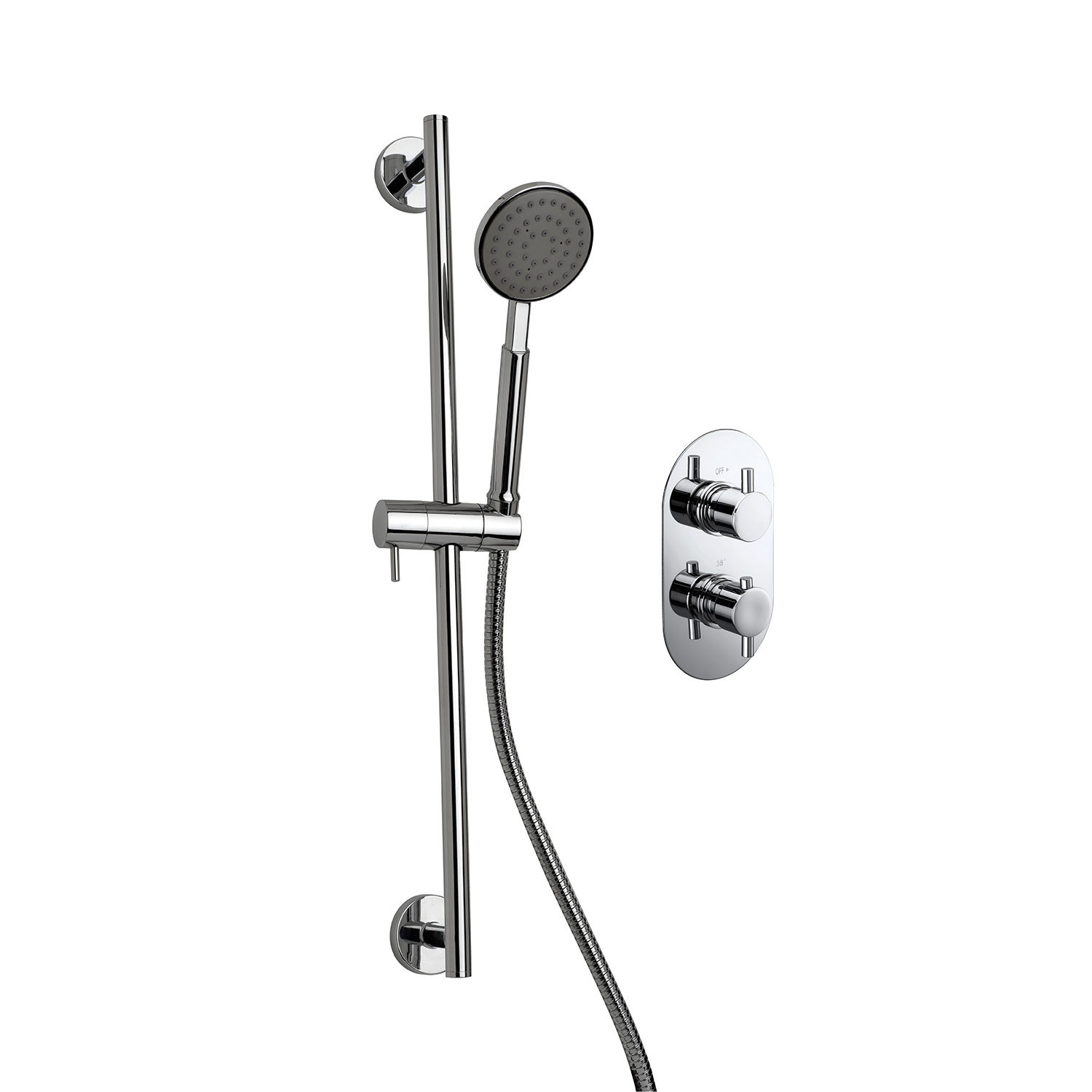 Ballini Shower Pack - Chrome - Frontline Bathrooms