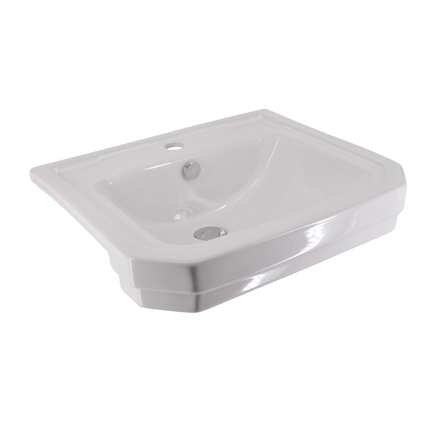 Holborn Semi Recess Basin - 550mm - Frontline Bathrooms