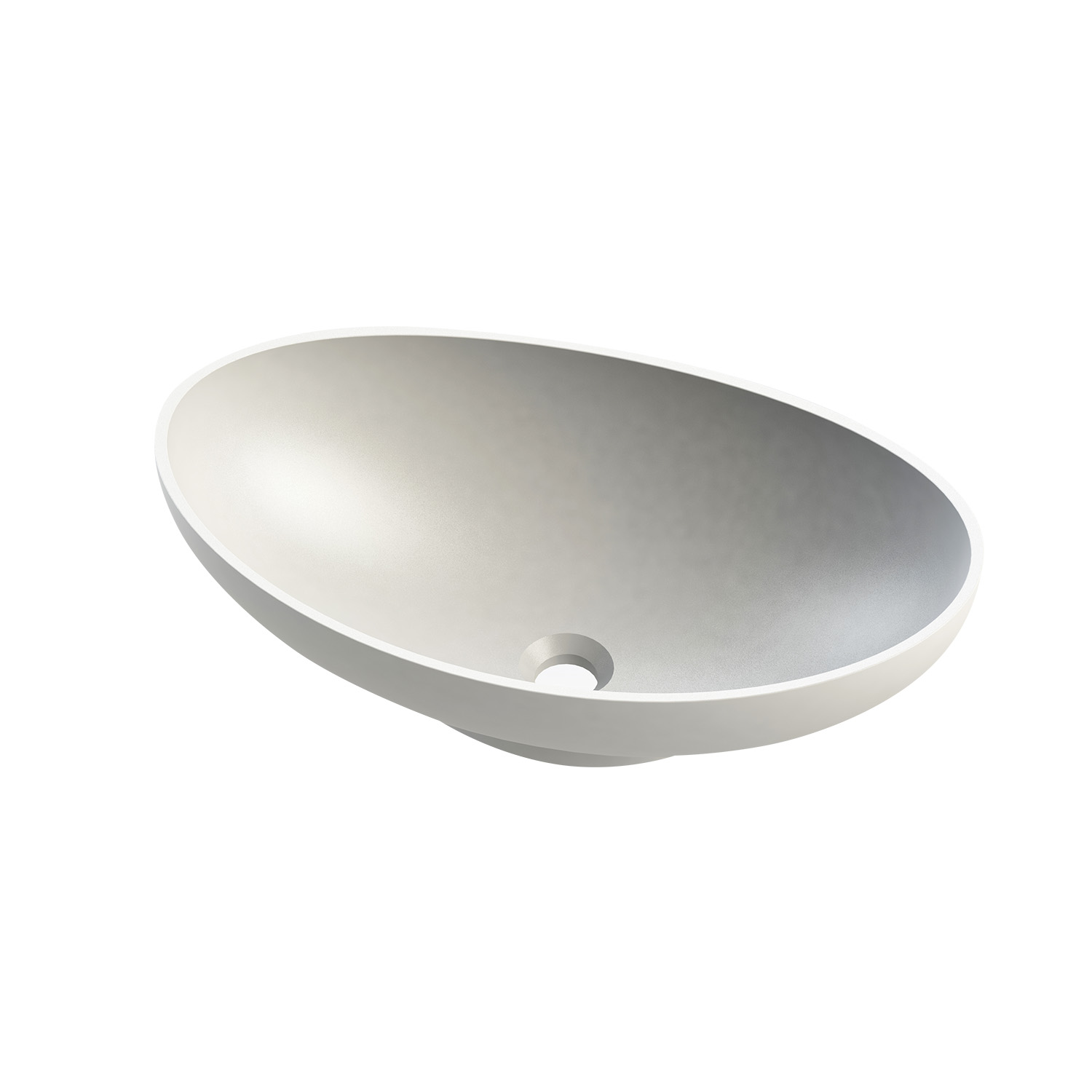 Queen Oval Solid Surface Basin - Frontline Bathrooms