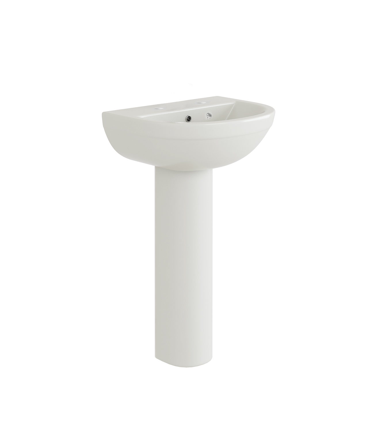 Vetta Basin & Pedestal - W547 H866 D445 - Frontline Bathrooms