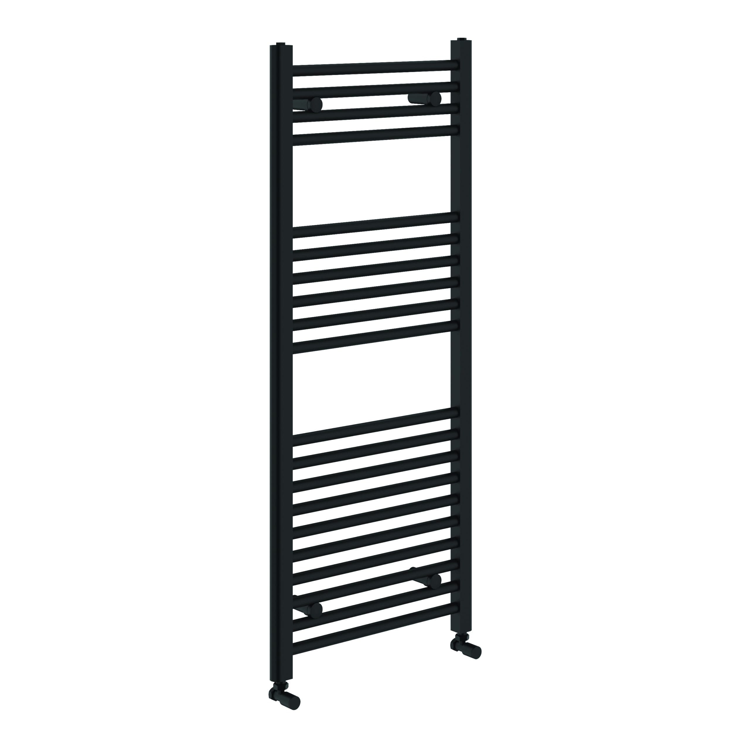 Straight Towel Rail - Black - Frontline Bathrooms