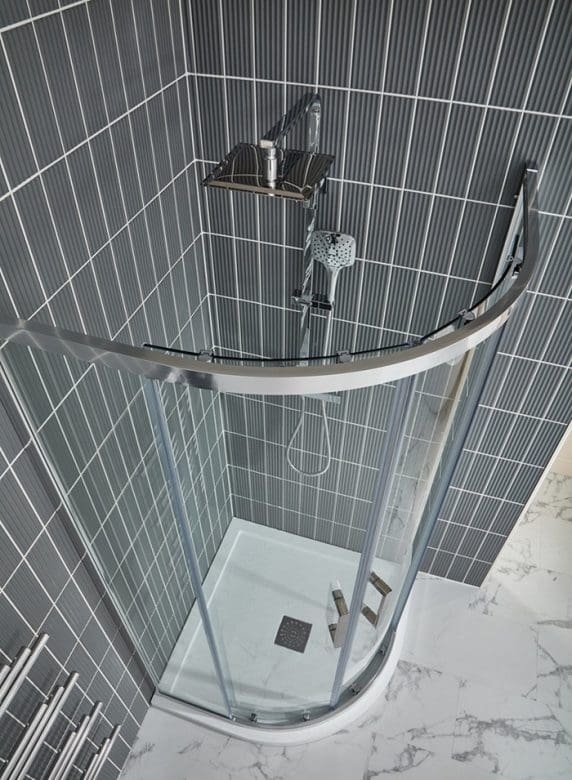 What is a Quadrant Shower Enclosure? - Frontline Bathrooms